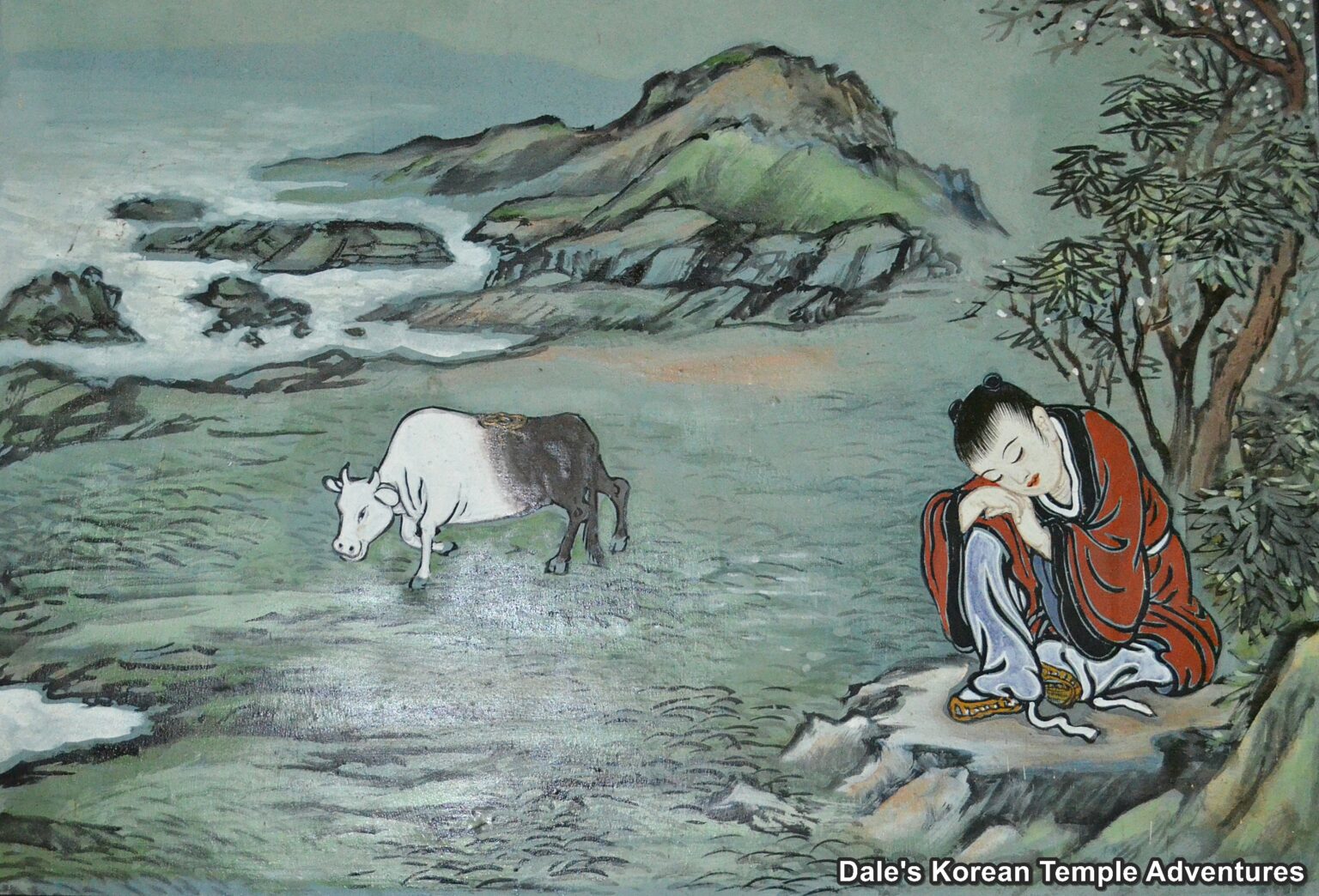 Shimu-do - The Ten Ox-Herding Murals: 심우도 - Dale's Korean Temple Adventures